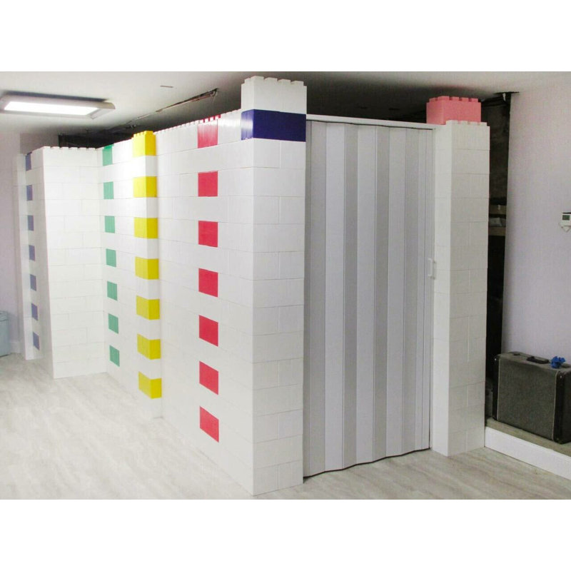 Versare Everblock L-Shaped Wall Kit With Door | Wayfair